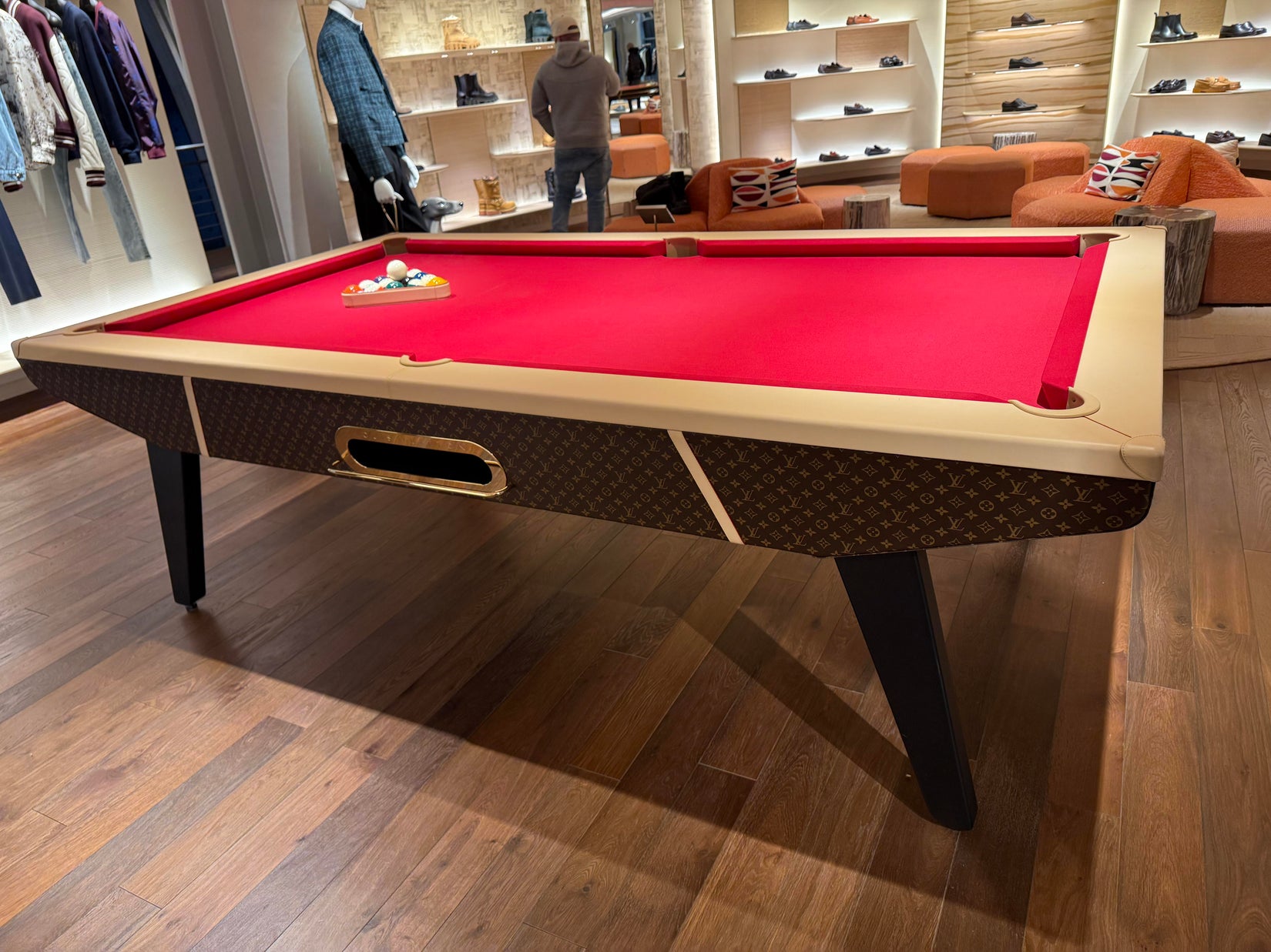 Louis Vuitton Canvas Billiard Table: Couture Meets Cue in Couture Life ...